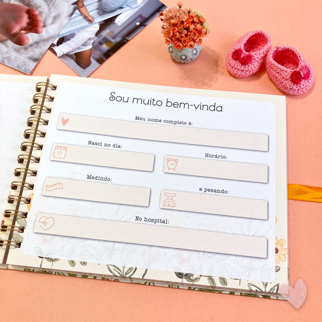 Livro do bebê Personalizado | Loja Donna Rita